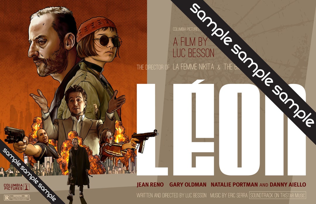 Leon - the Professional - Unofficial Fan Art - Movie Poster Pastiche 17 ...