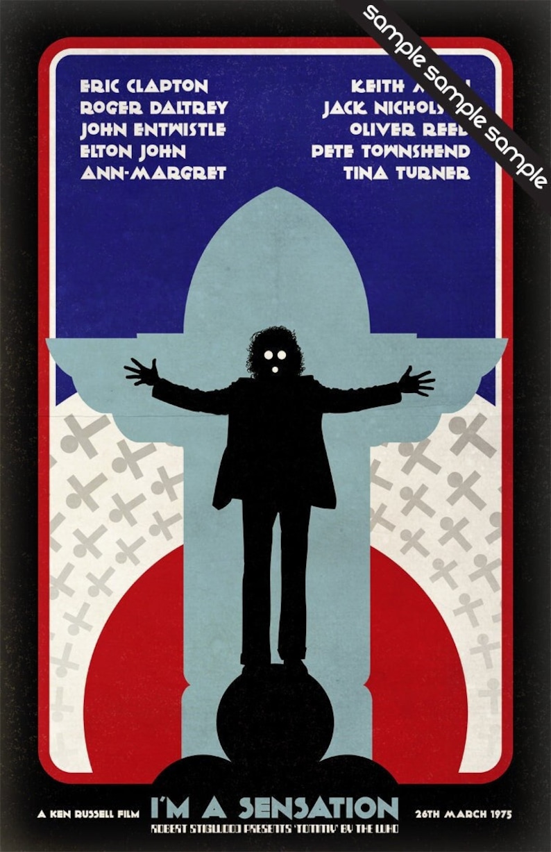 The Who Tommy Retro Movie Poster Pastiche Unofficial Fan Art 11 X 17 ...