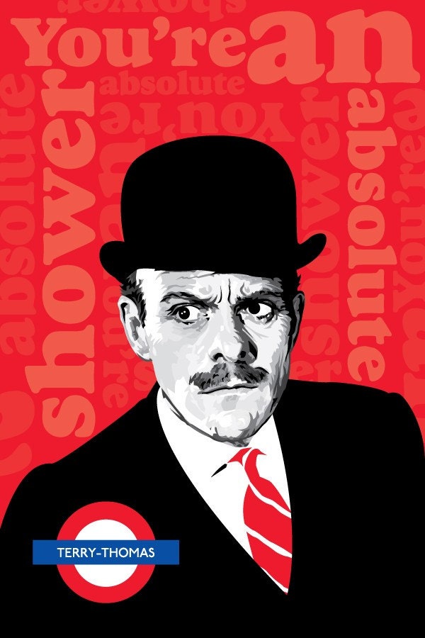 Terry-thomas 18 X 12" Digital Print - Etsy