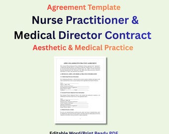 APRN Collaborative Practice Agreement Nurse Practitioner Collaborating ...