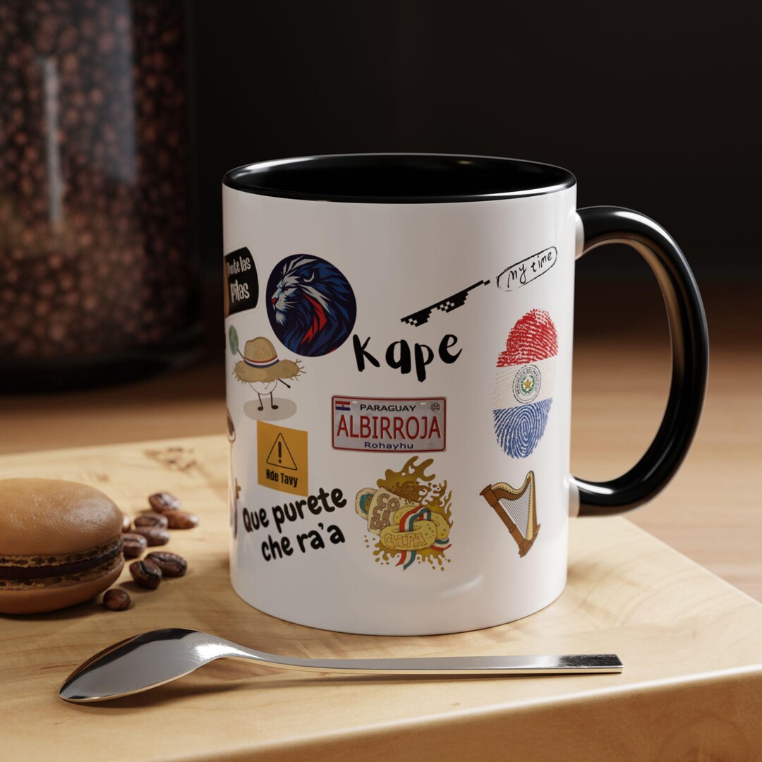 Paraguayan Funny Sticker Mug - Patriotic Coffee & Tea Cup | Paraguay ...