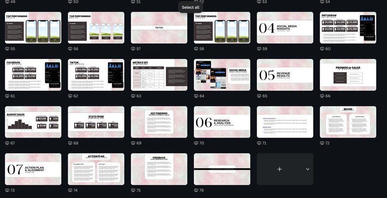 SMM Monthly Progress Report Templates - Etsy