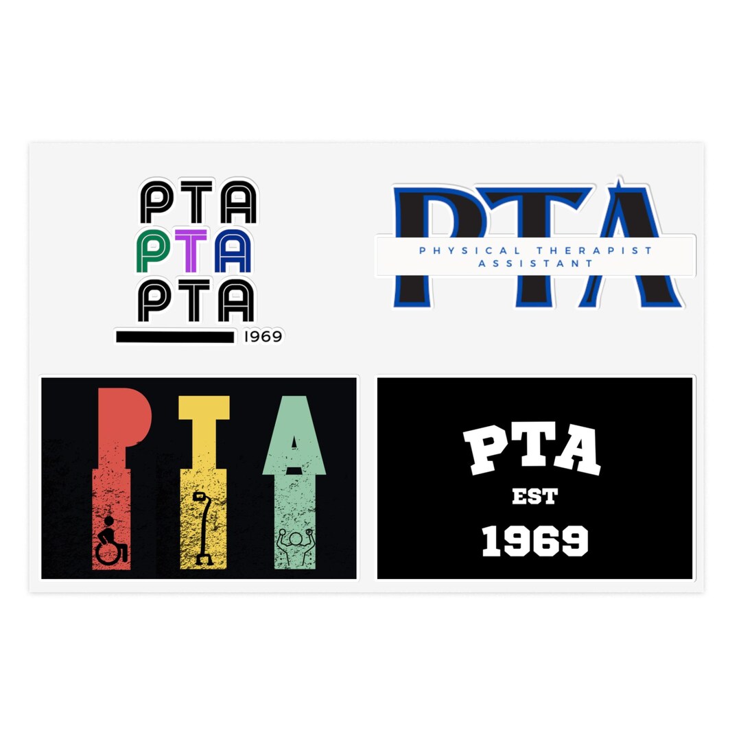 PTA Sticker Sheets for Physical Therapist Assistants, Fun Classroom ...