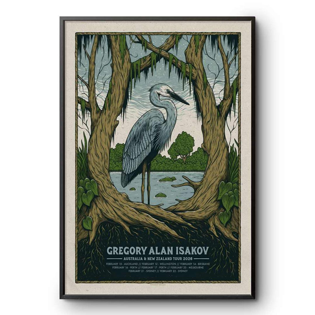 Gregory Alan Isakov Australia and New Zealand Tour 2026 Poster - Etsy