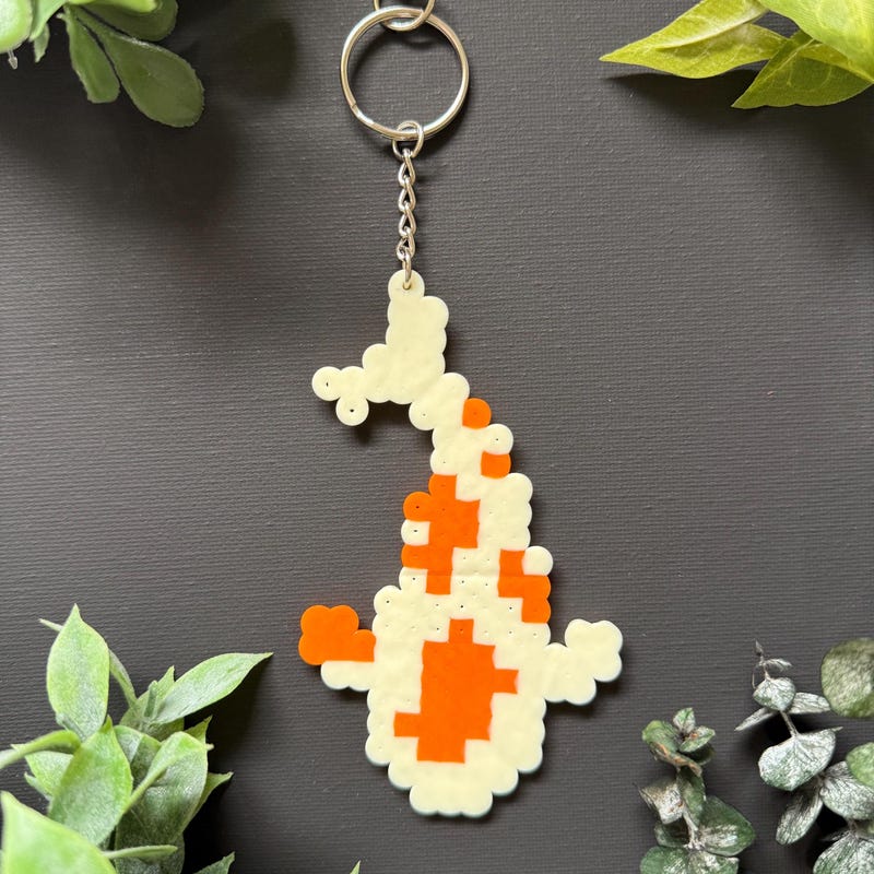 Perler Bead Keychain - Etsy