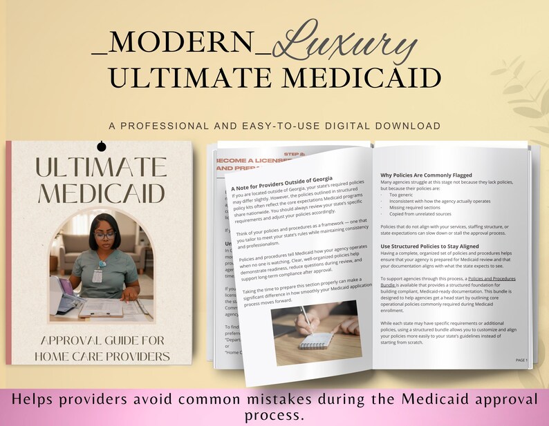 Home Care Agency Medicaid Approval Guide, Step-by-step Compliance Ebook ...