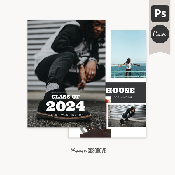 Senior Graduation Card Template - Etsy