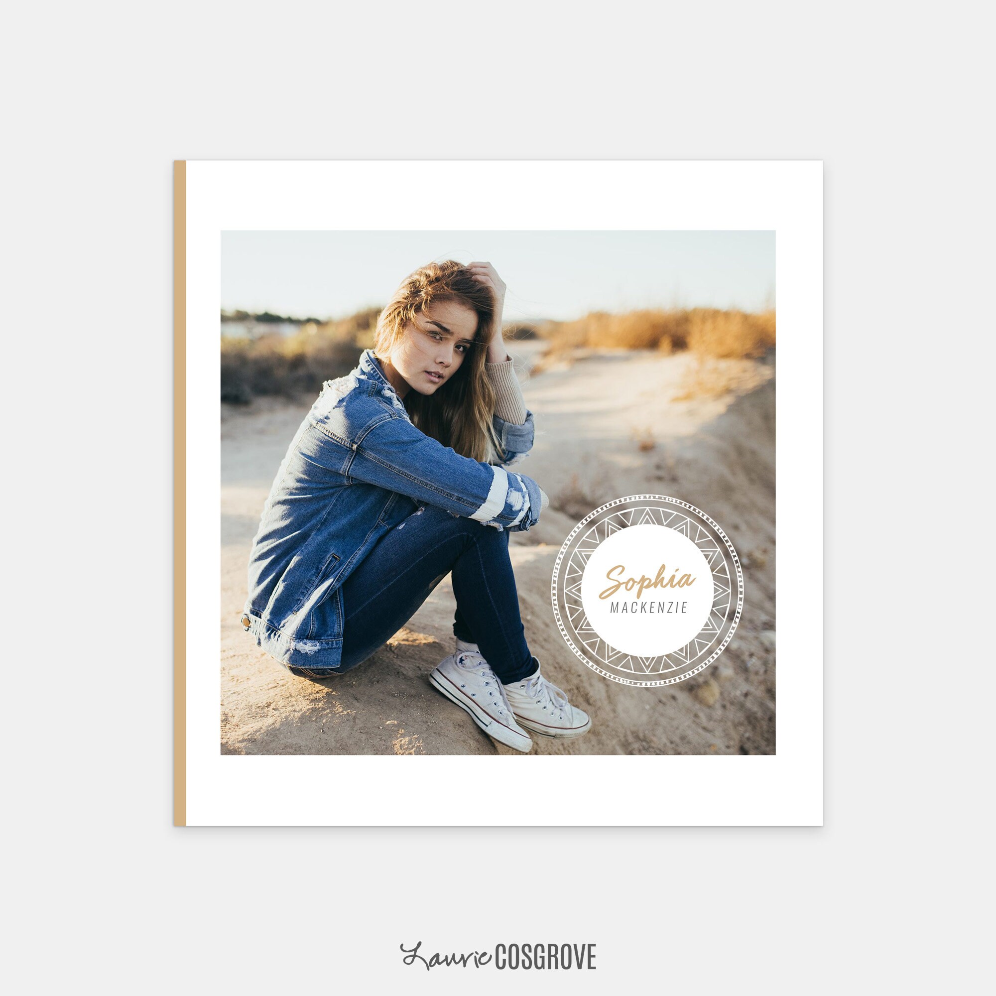 Senior Album Template Graduation Book Template for Photoshop - Etsy