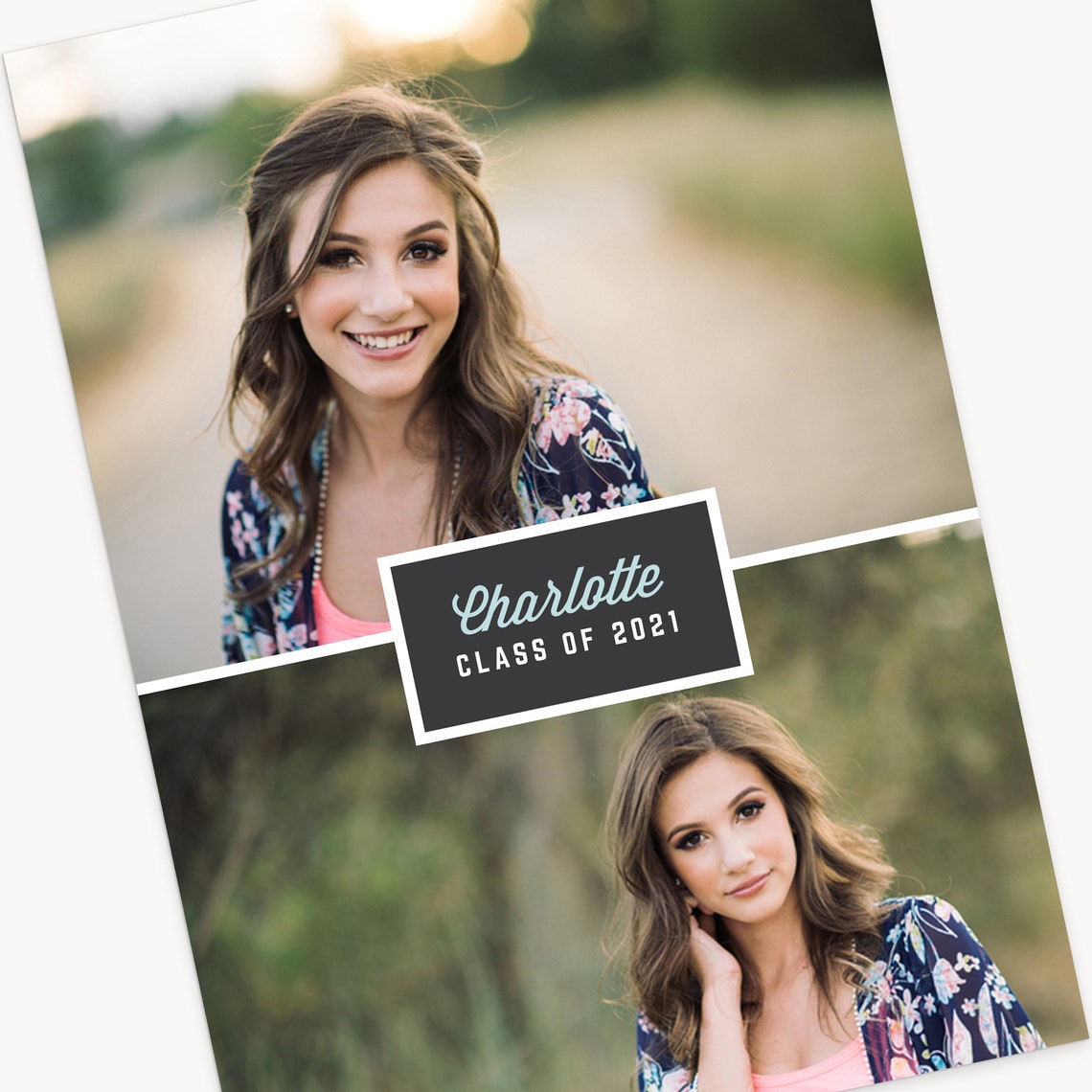 Graduation Announcement Card Template Stay Classy C 5x7 Etsy