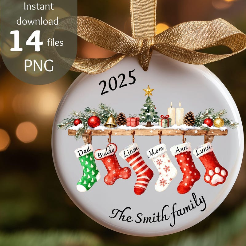 Stocking Svg 2025 - Etsy