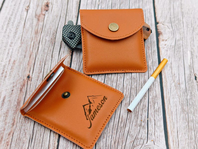 Personalized Ashtrays - Customized Cigarette Butt Pouches - Travel ...
