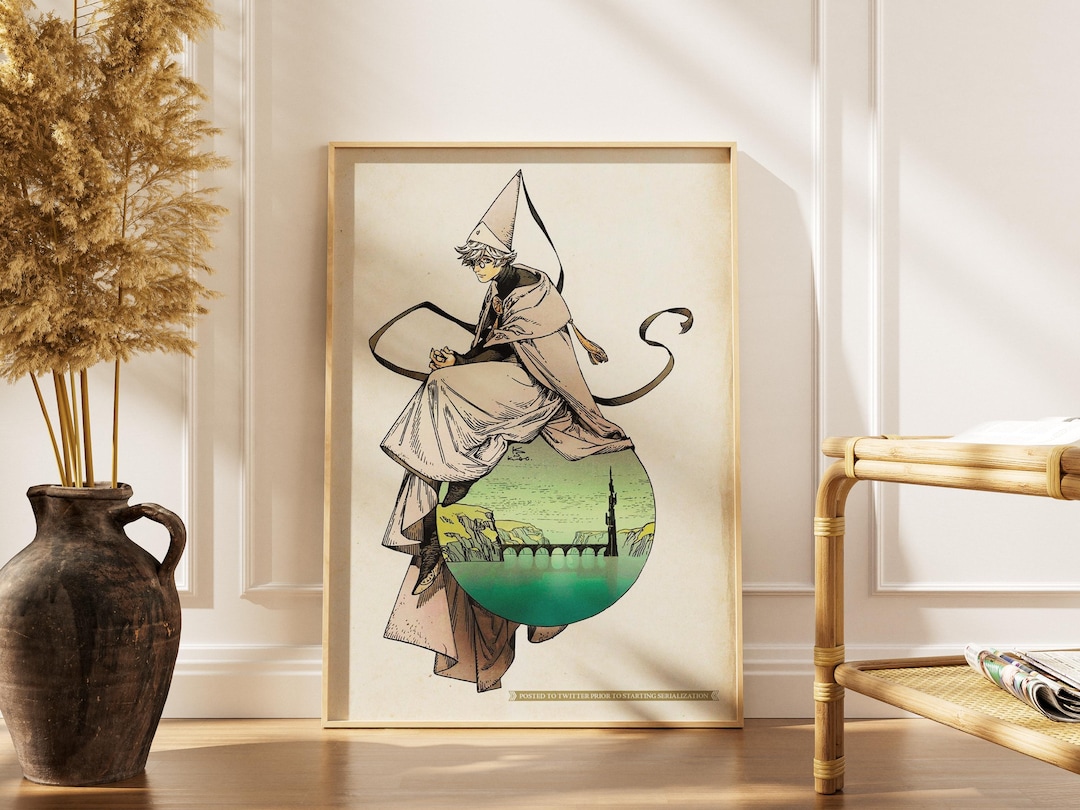 Witch Hat Atelier Qifrey Poster - Magic Atelier Wall Art Print - Etsy