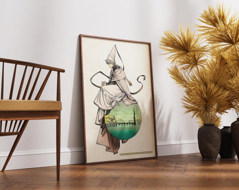 Witch Hat Atelier Qifrey Poster - Magic Atelier Wall Art Print - Etsy