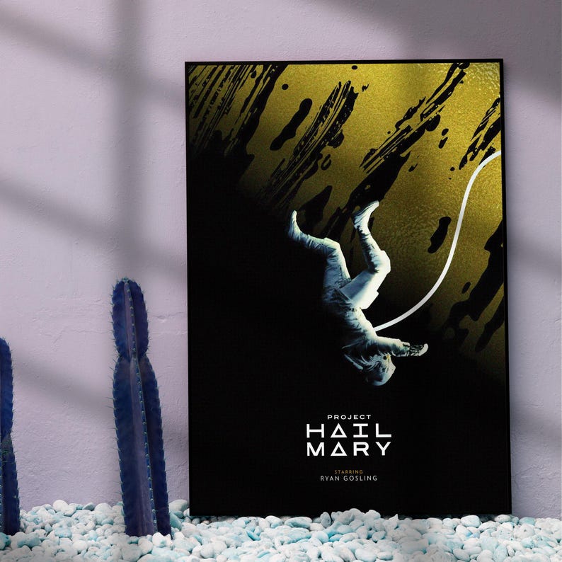 Project Hail Mary Poster Print – Sci-fi Space Wall Art (matte) - Etsy UK