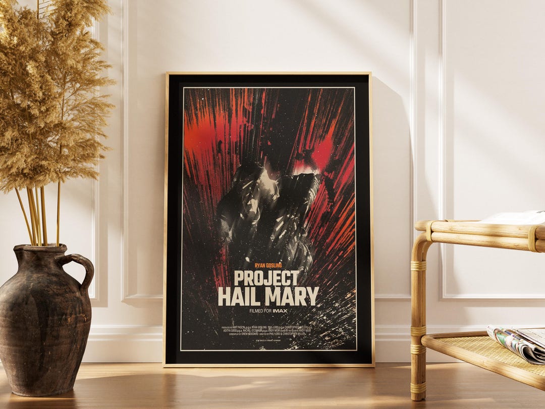 Project Hail Mary Poster - Ryan Gosling IMAX Wall Art Print - Etsy