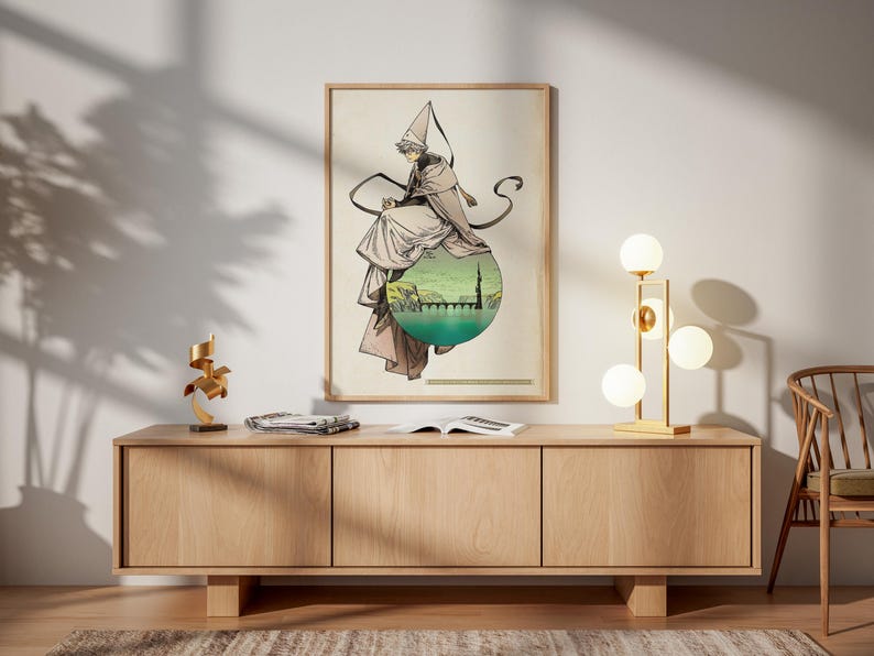 Witch Hat Atelier Qifrey Poster - Magic Atelier Wall Art Print - Etsy