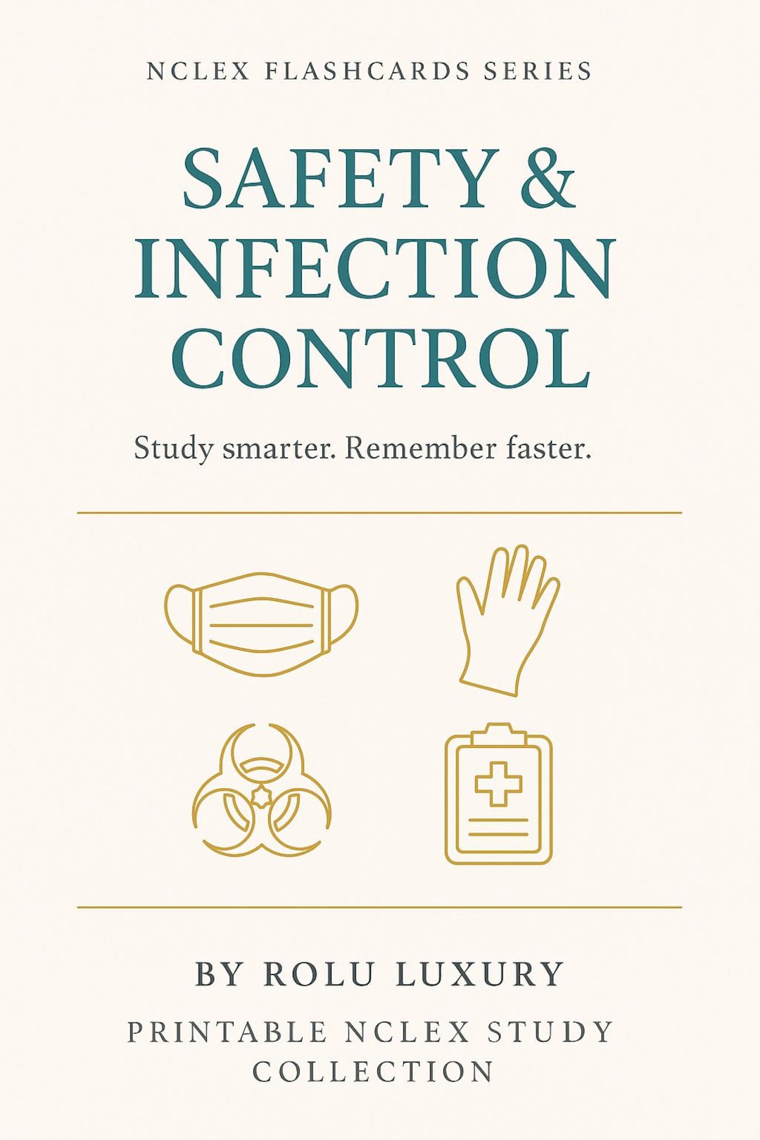 NCLEX Safety and Infection Control Flashcards | Printable Nursing Study ...