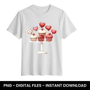 Valentine's Day Clipart Bundle, Hearts, Sweets (PNG) - Etsy