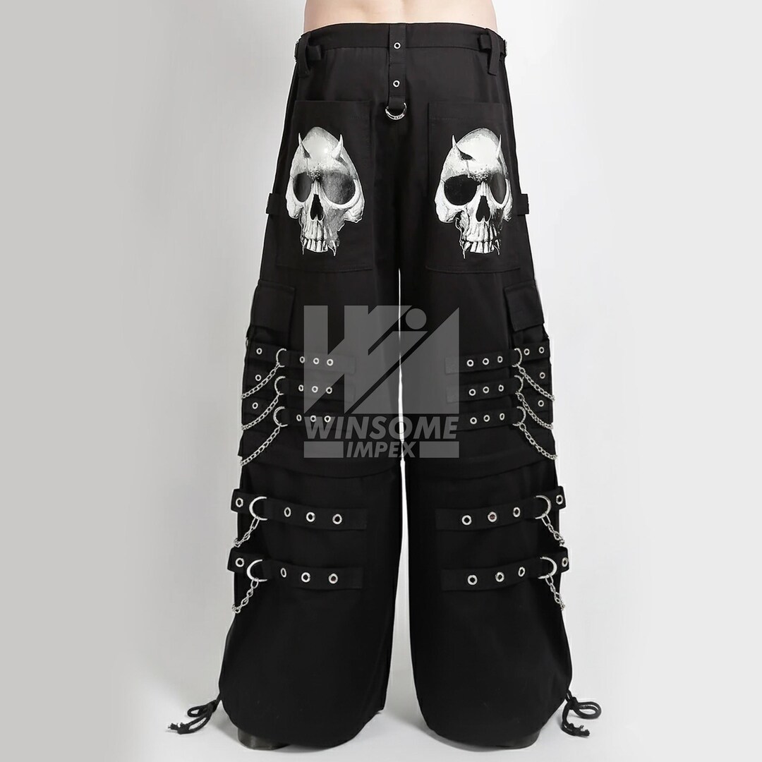 Winsome Impex Gothic Devil Skull Pant - Etsy