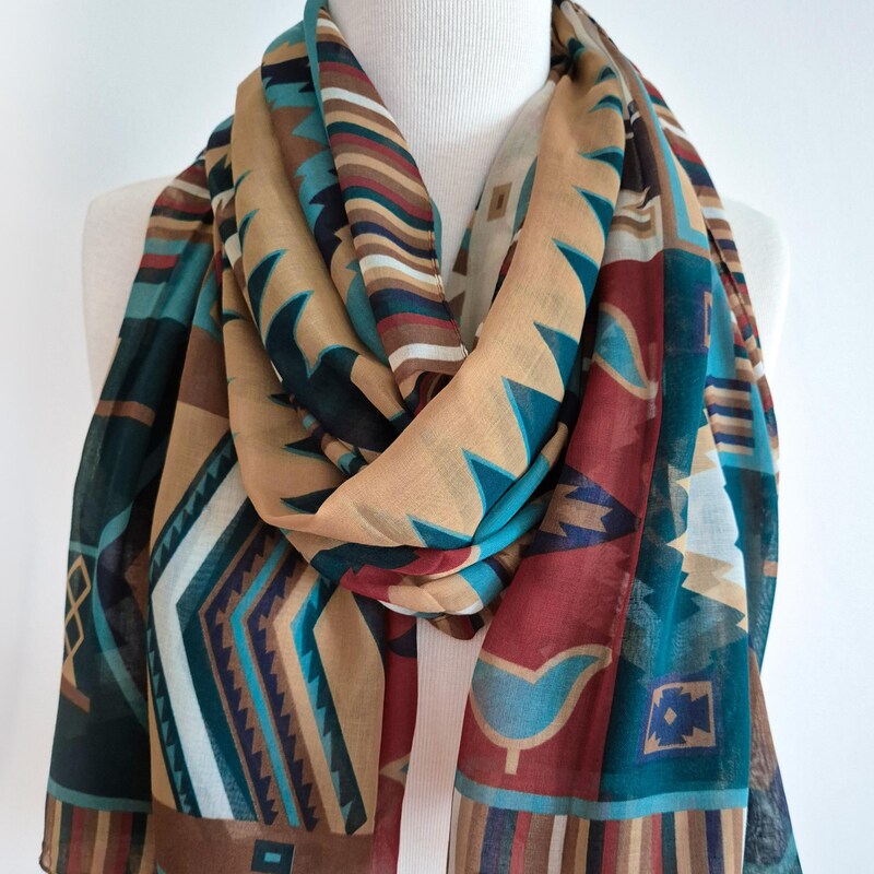 Aztec Scarf - Etsy