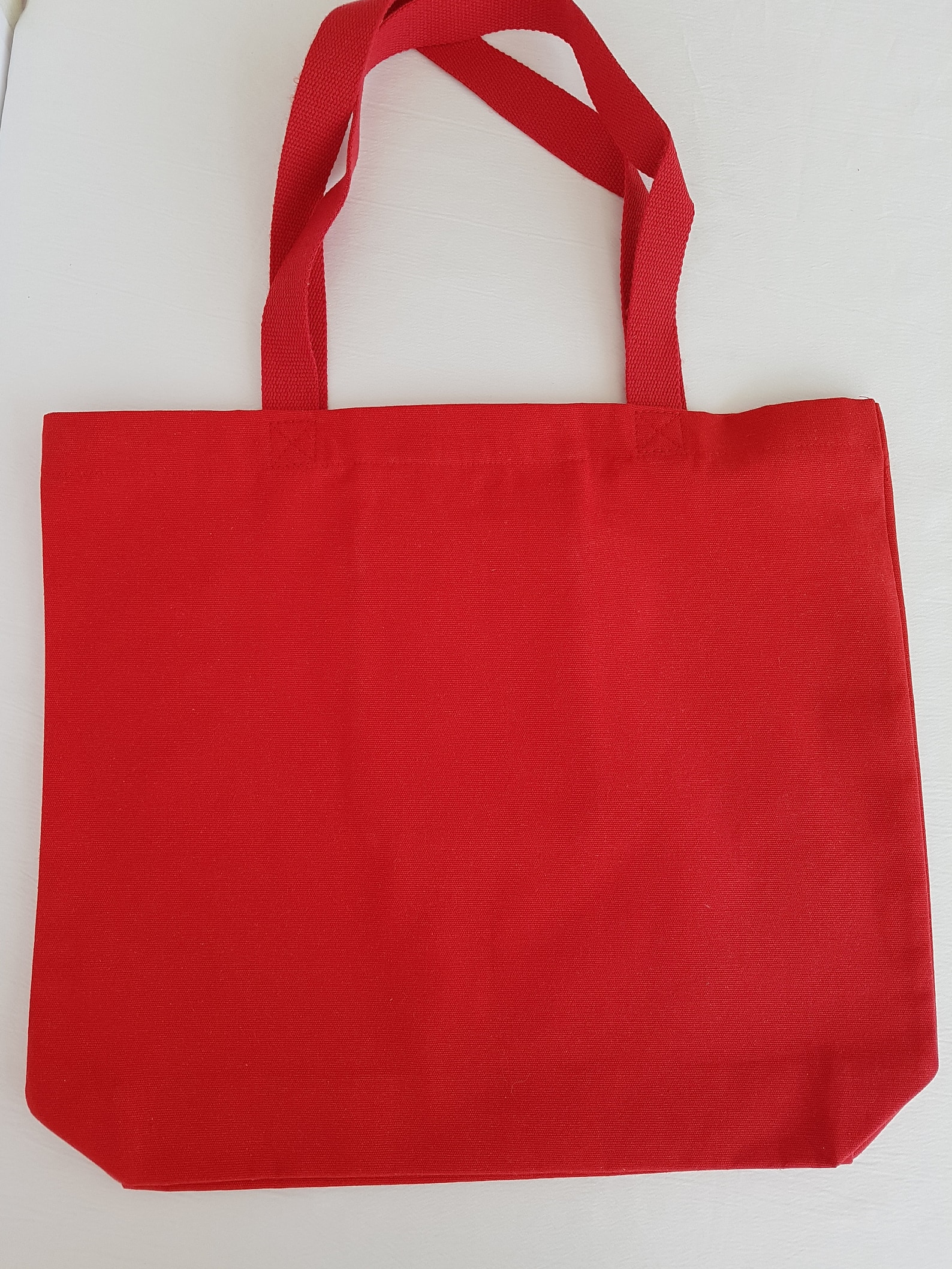 Blank Canvas Tote Bags with Pocket and Zipper 100% Cotton | Etsy