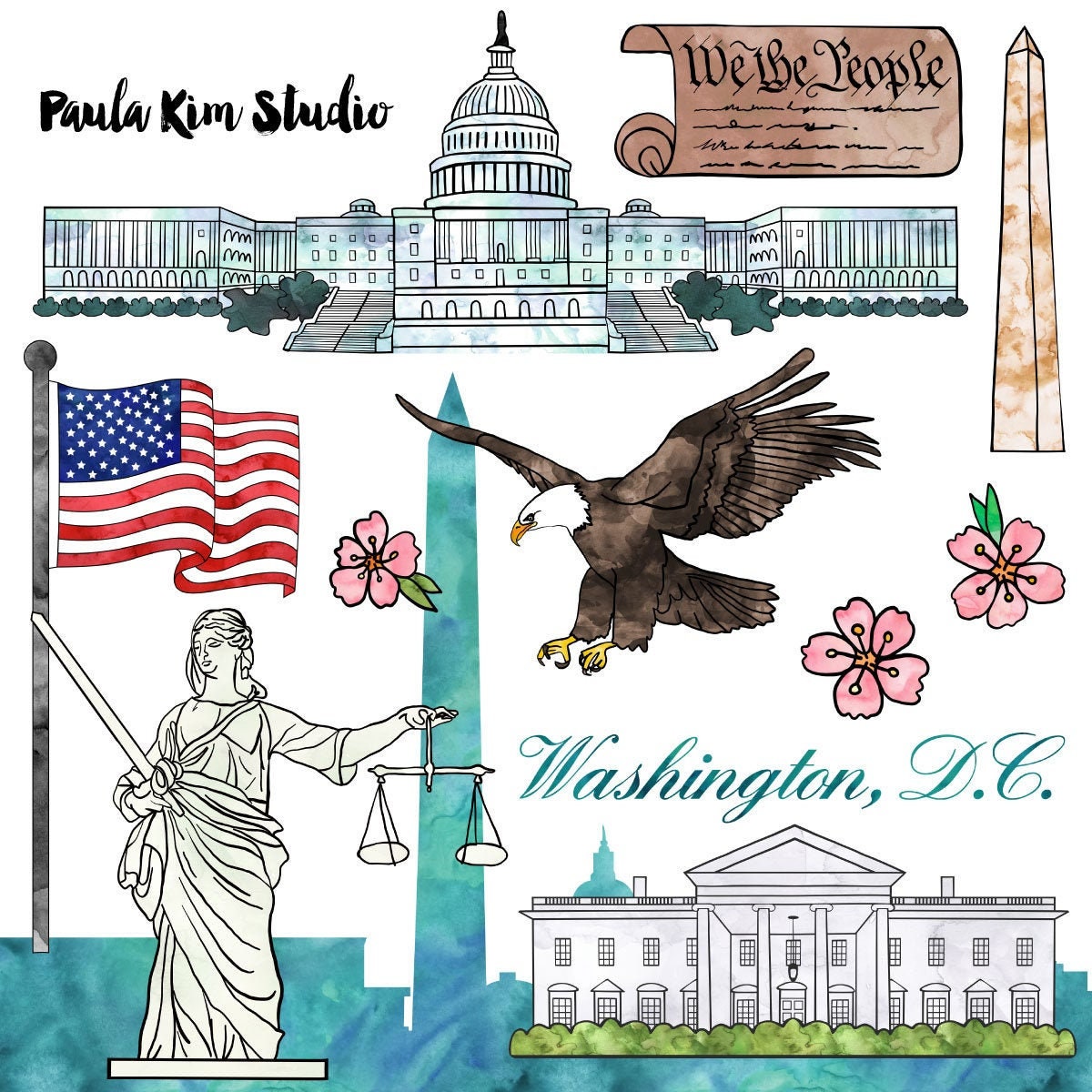 Washington Dc Clipart