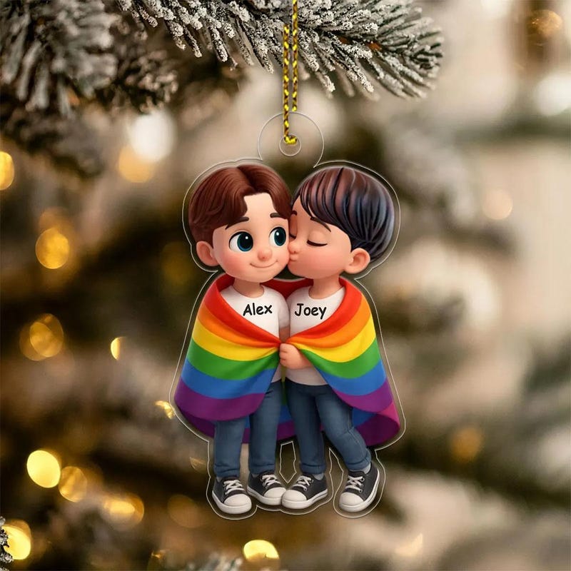 Gay Pride Ornament - Etsy