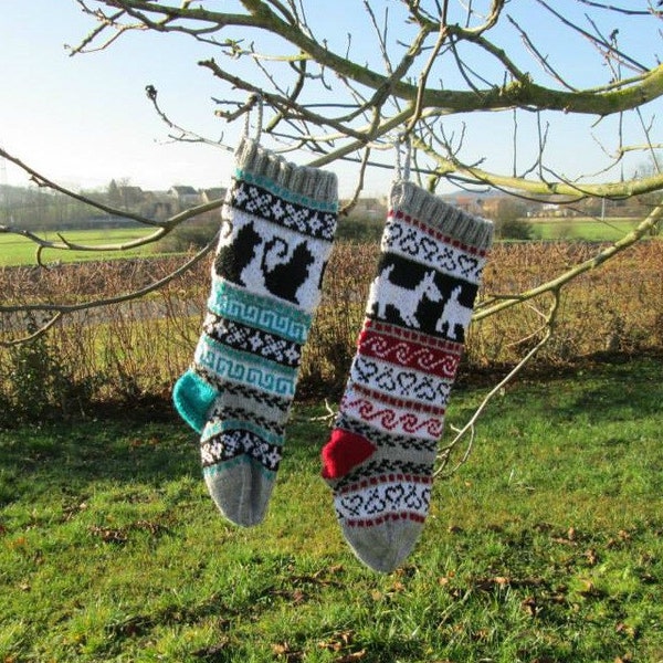 Fair Isle Stocking - Etsy