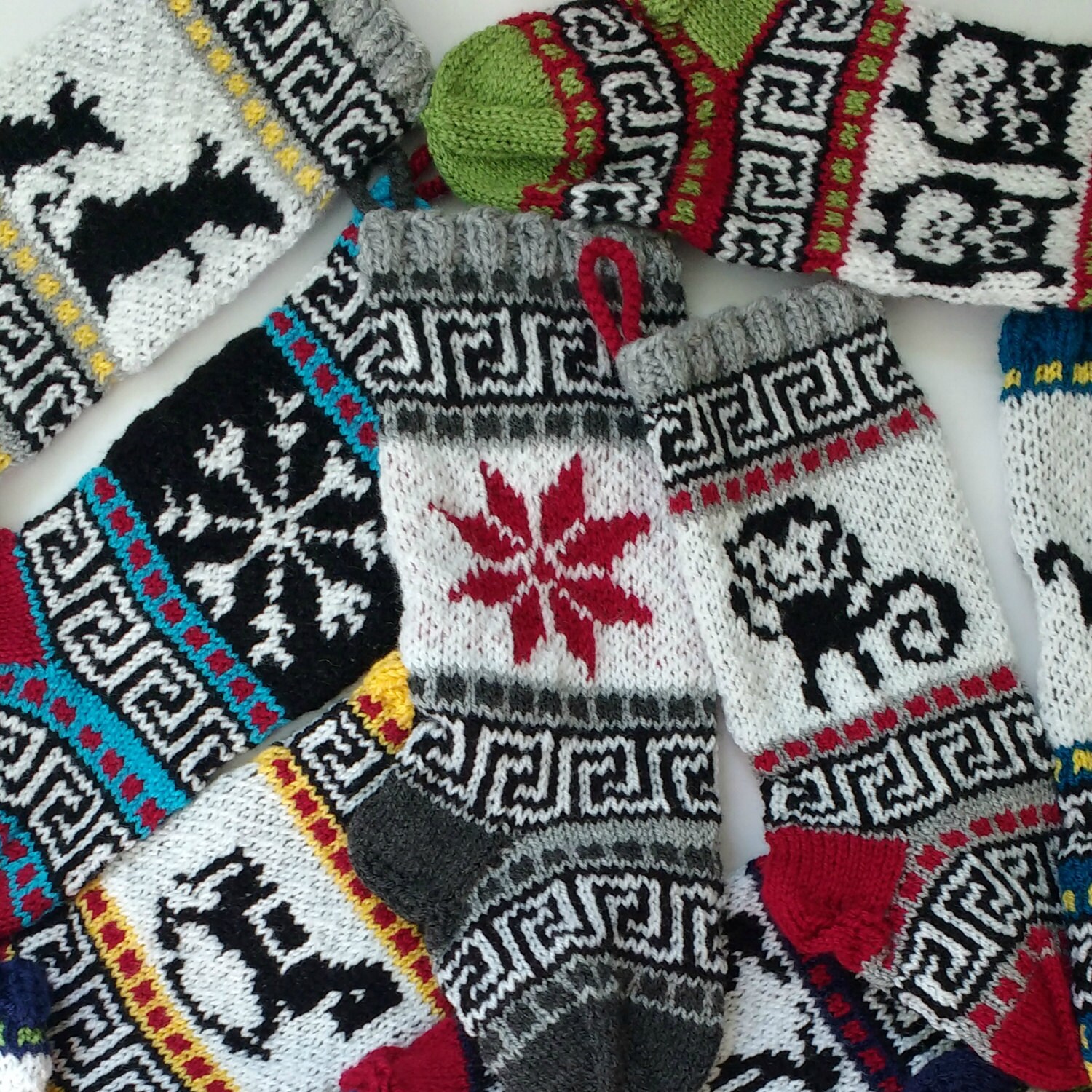 16 Knitting Patterns for Small Christmas Stockings With Fair Isle ...
