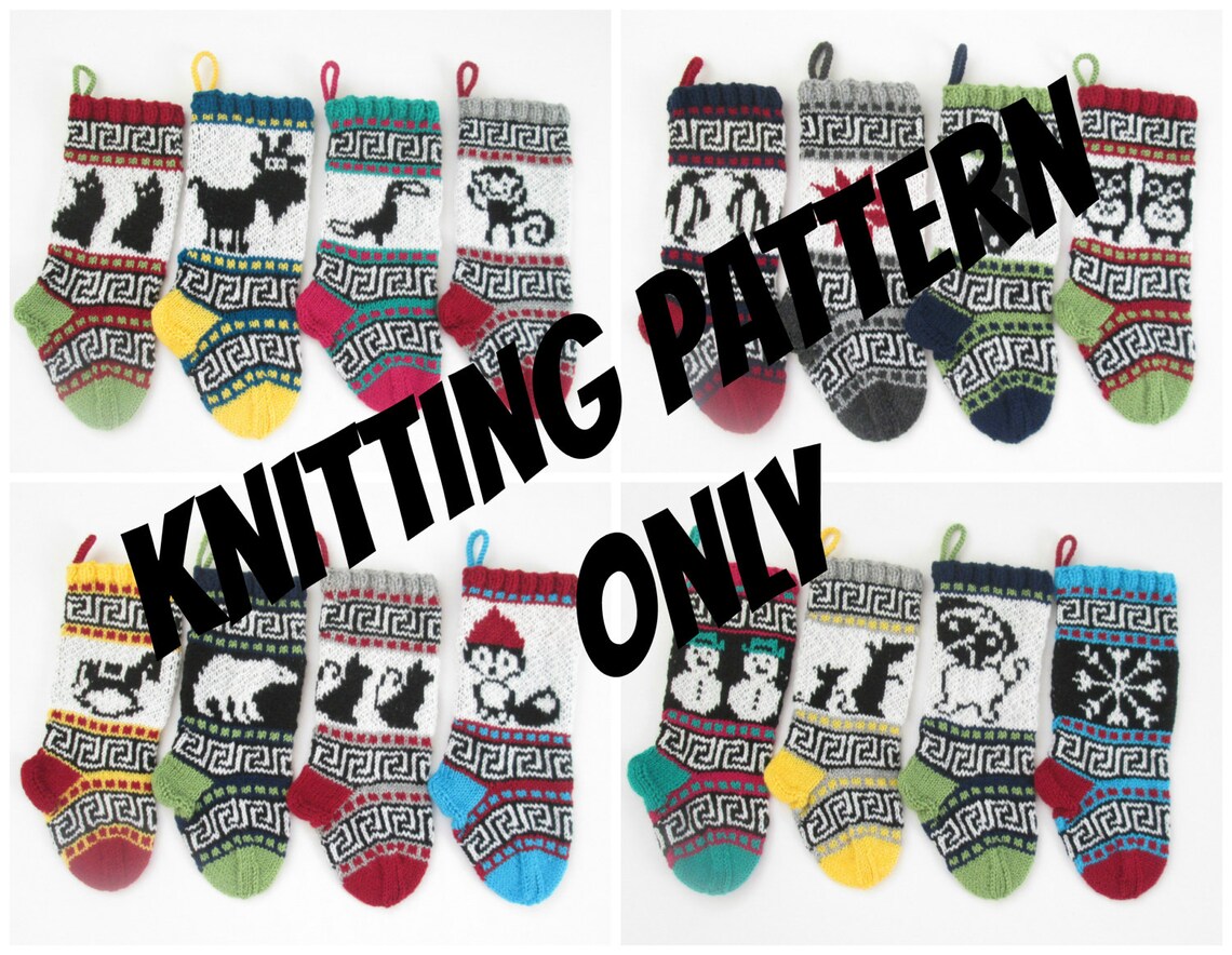 16 Knitting Patterns for Small Christmas Stockings With Fair Isle ...