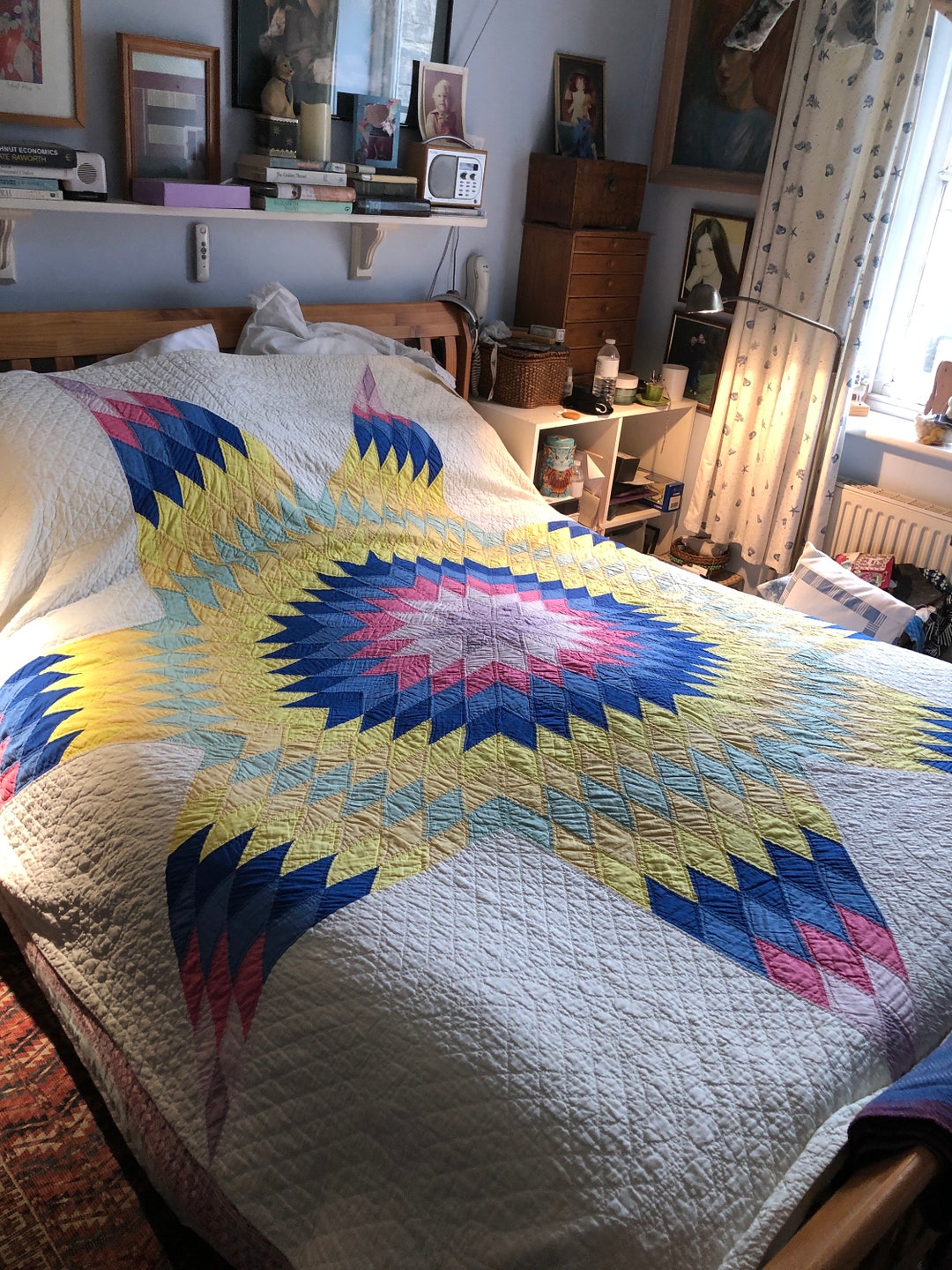 1950,s US Star Patchwork Quilt - Etsy