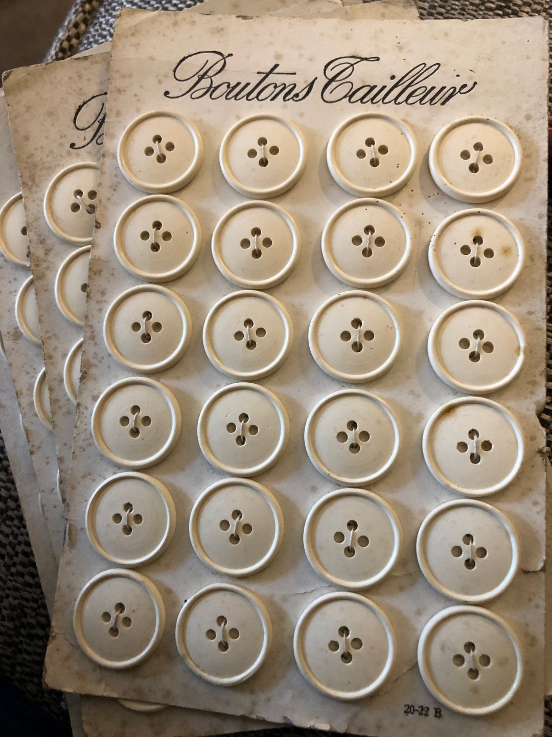 Vintage Work Wear Buttons - Etsy