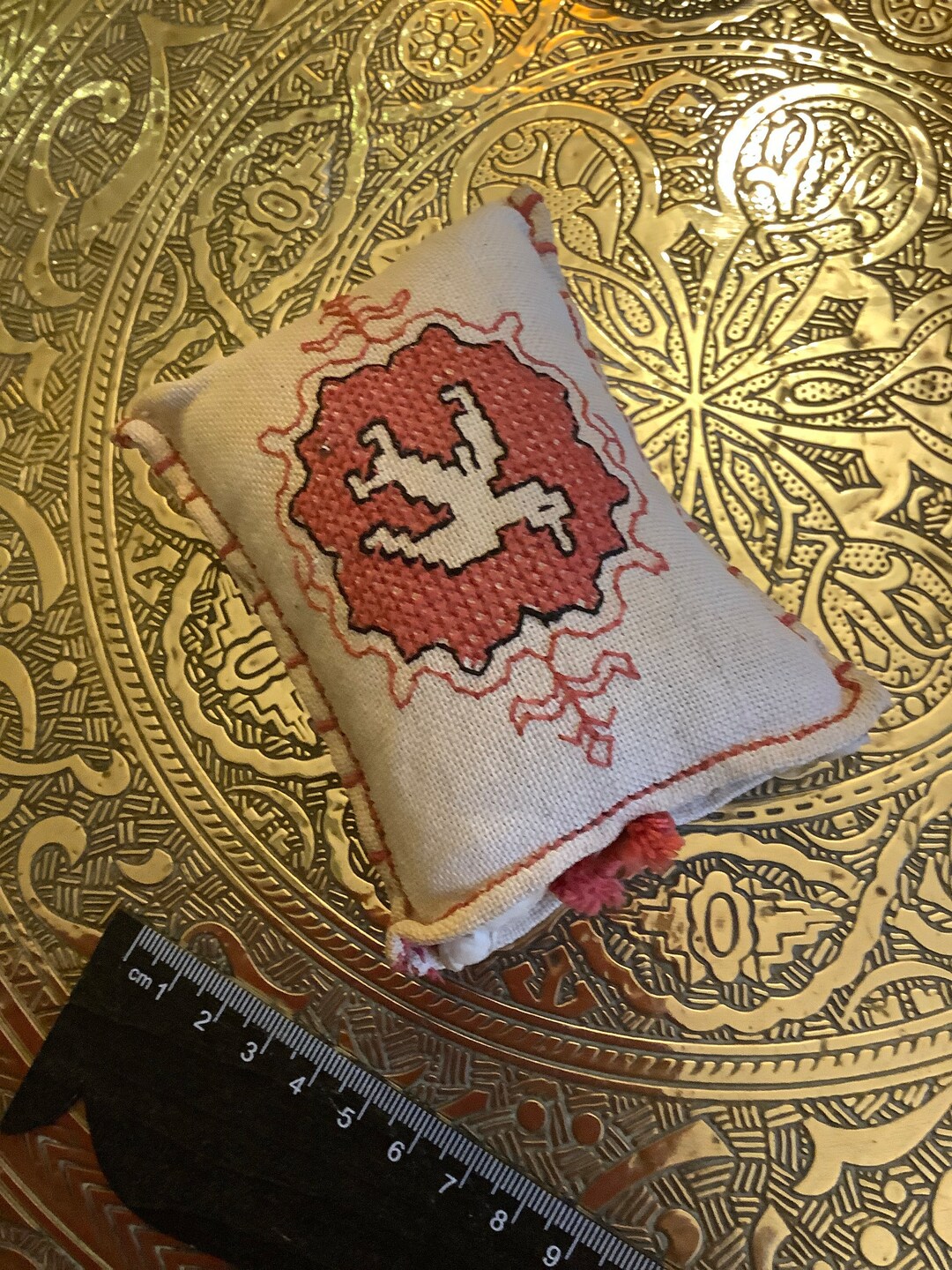 Antique Assisi Work Pin Cushion - Etsy