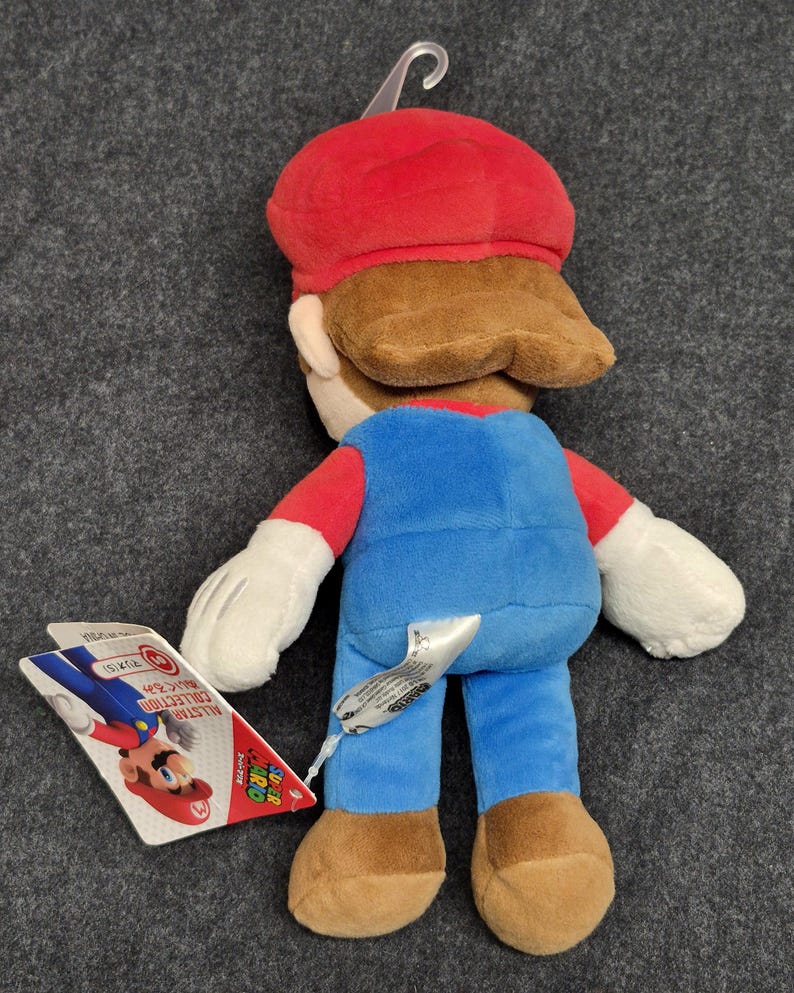 Super Mario and Toad Plush Toy Gamer Collectible Stuffies - Etsy