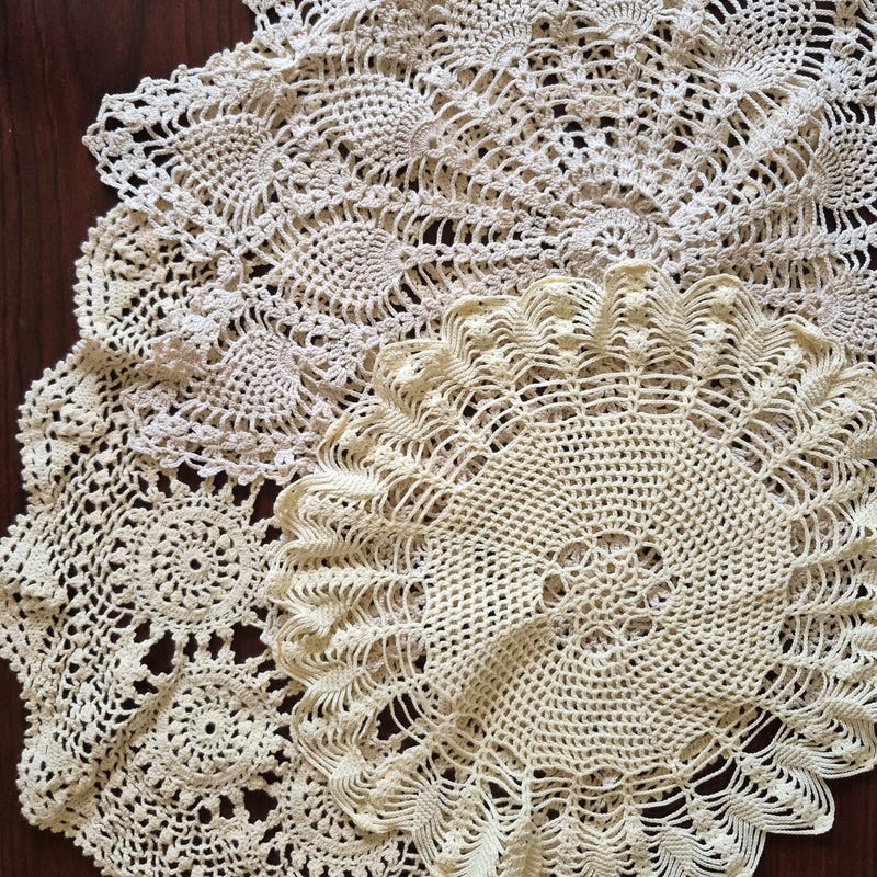 Colored Doilies - Etsy