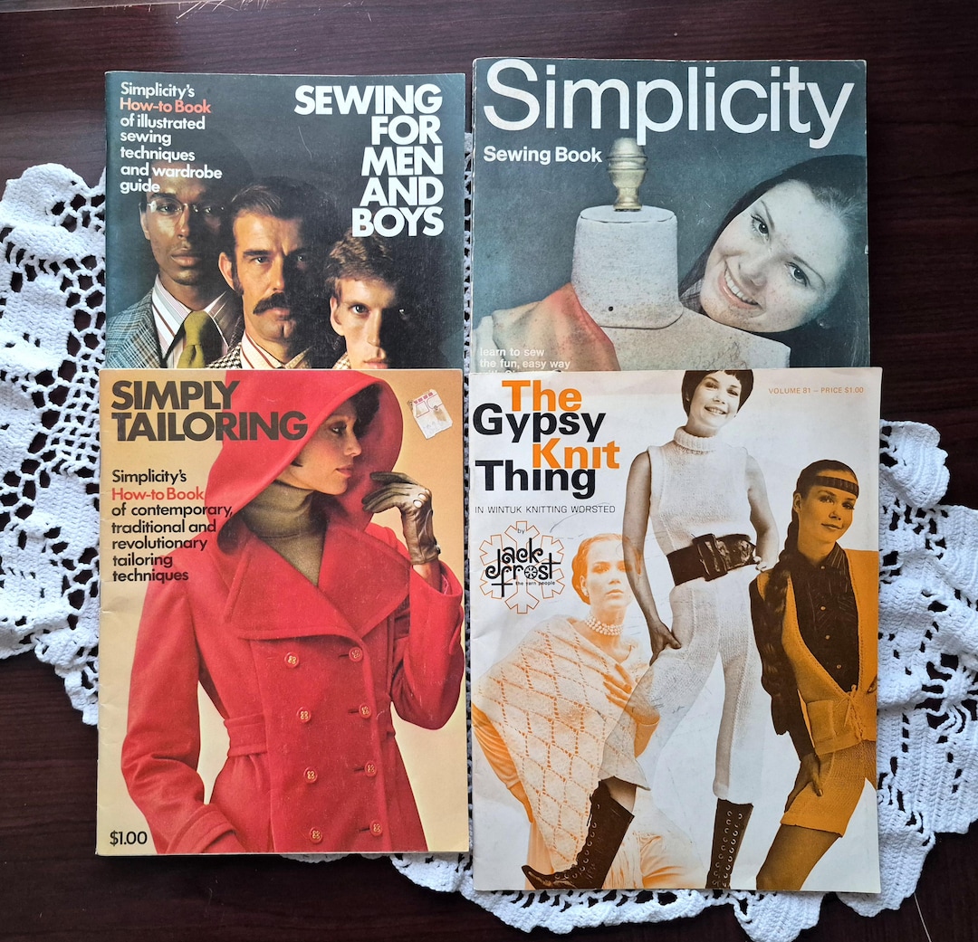 Lot Vintage Sewing and Tailoring How-to Magazines, Tutorials, DIY ...