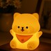 Cute Red Panda/ Fox Silicone Night Light – USB Rechargeable LED Bedside ...