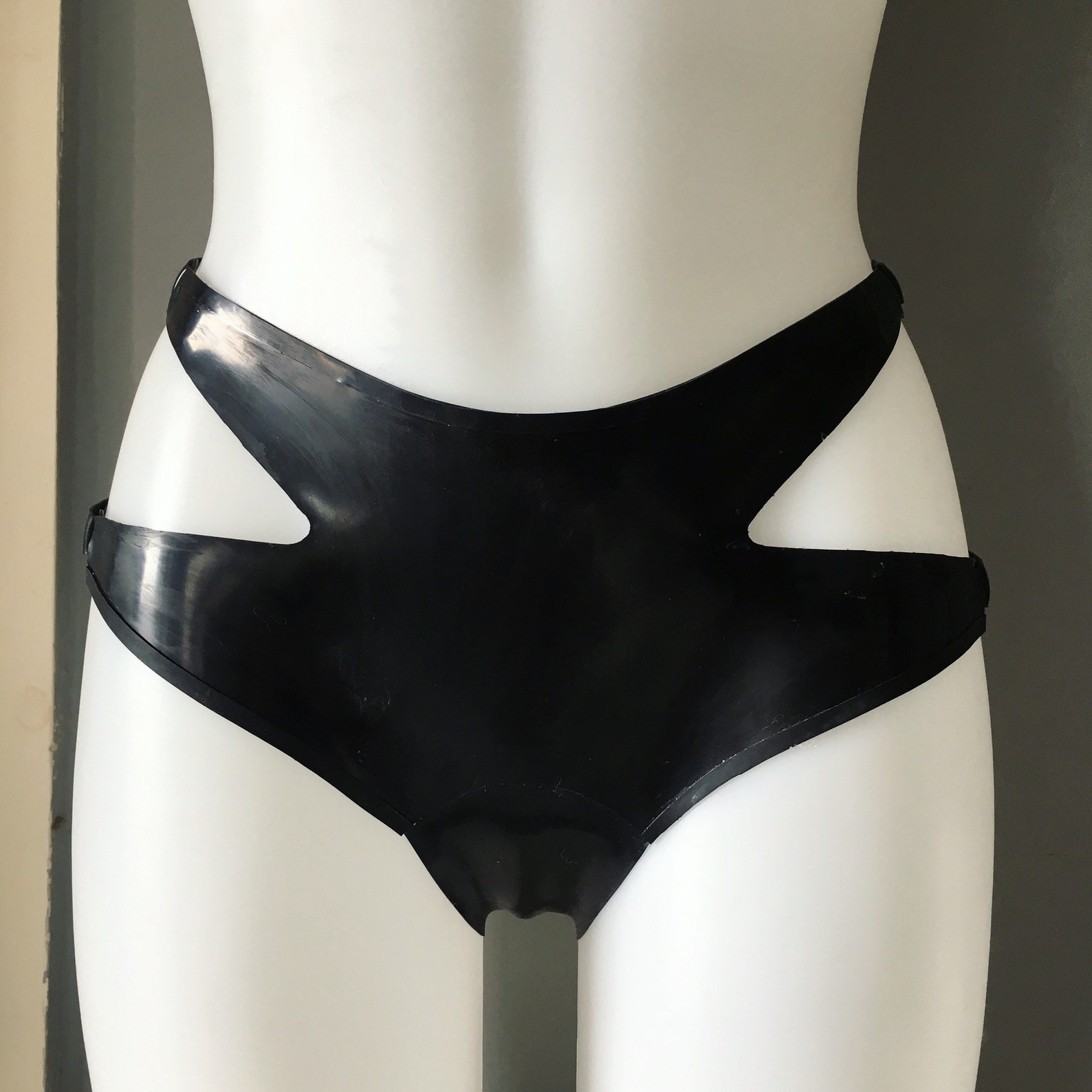 Latex Split Briefs - Etsy