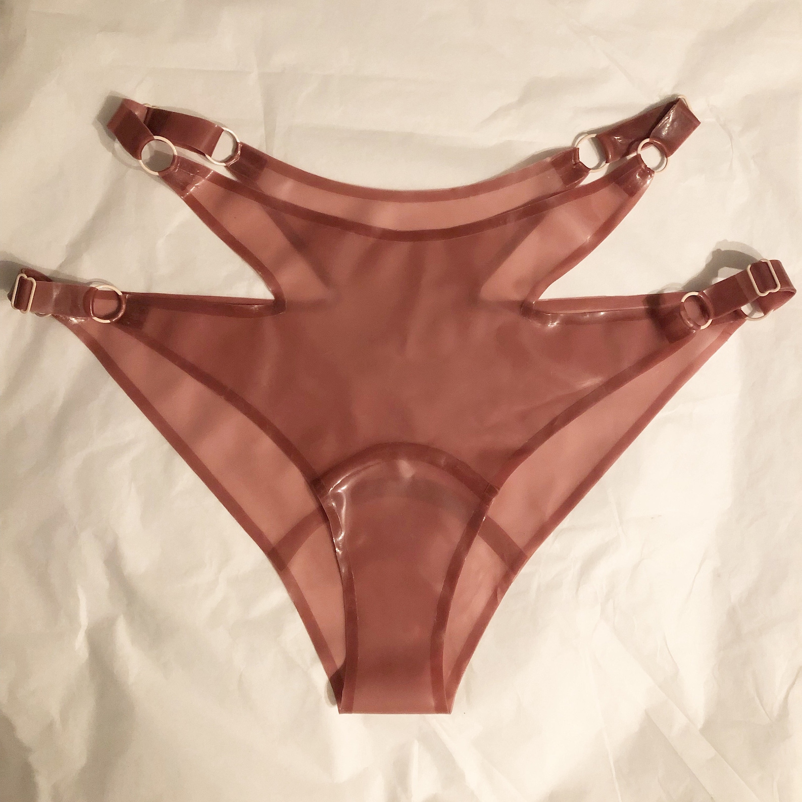 Latex Split Briefs - Etsy
