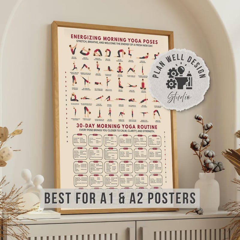 Morning Stretches Poster - Etsy