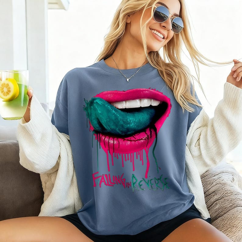 Falling in Reverse T-shirt - Unisex Rock Music Band Tee - Rocker Style ...