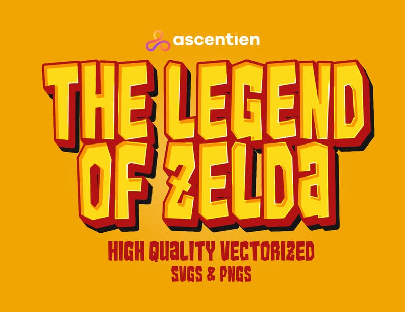 Legends of Zelda SVG Bundle | Hyrule Sword & Shield Clipart (digital ...