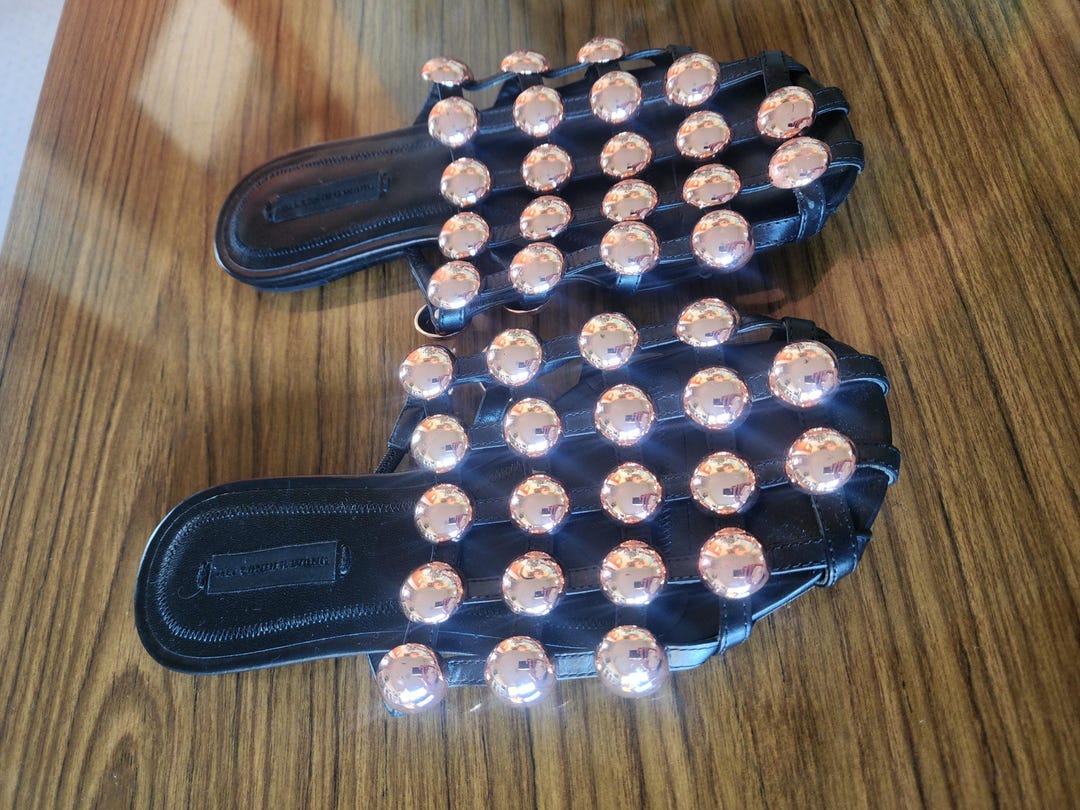 Alexander Wang Amelia Studded Flats 36 - Etsy
