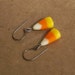 CANDY CORN EARRINGS Fake Candy Corn Studs or Dangle Earrings - Etsy