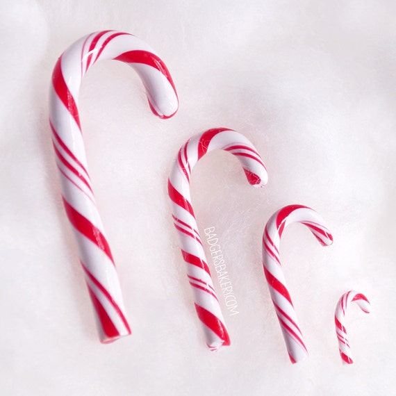 Miniatures Miniature Candy Canes Dollhouse 1 Inch Scale Half Inch Scale ...