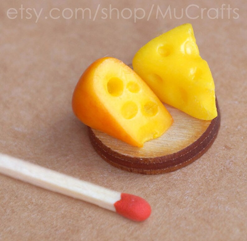 Tiny CHEESE EARRINGS Dangle or Post Cheese Studs Food | Etsy