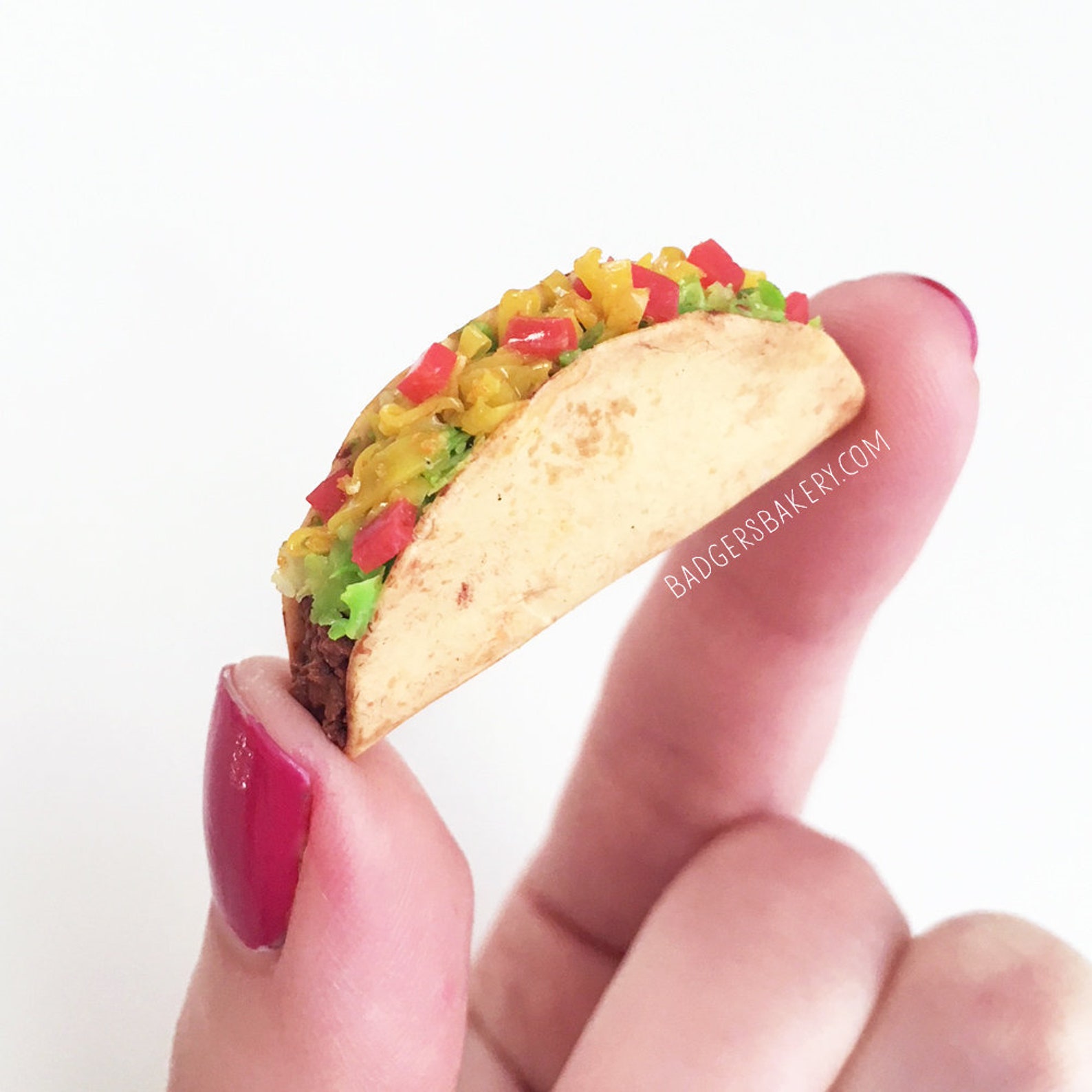 Miniature BEEF TACO 1/3 1/4 1/6 1/12 Scale Dollhouse | Etsy