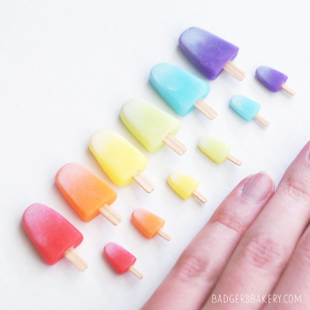 Miniature POPSICLE, Fake Ice Pops for Dolls in 1/3, 1/4, 1/6, 1/12 ...