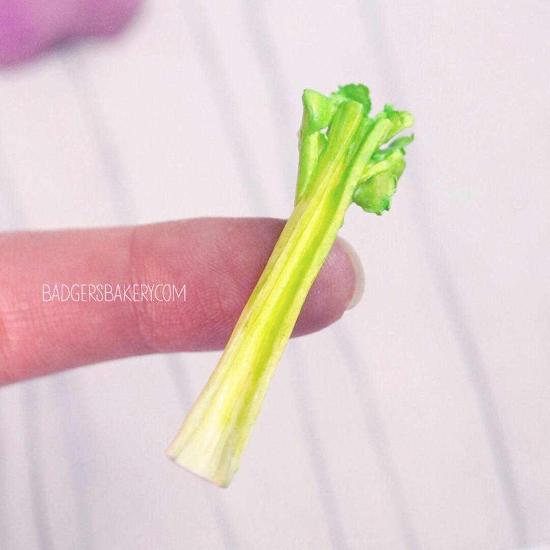 CELERY Miniature, Food for Dolls and Dollhouses in 1/3, 1/4, 1/6, 1/12 ...