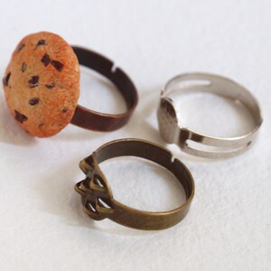 Chocolate Chip COOKIE RING, Sweet Jewelry, Christmas Cookie Jewelry ...